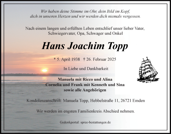 Traueranzeigen aus emder-zeitung | nordwest-trauer.de